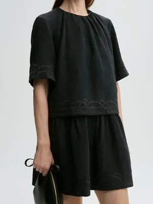 BY MALENE BIRGER Jania Linen Mini Dress