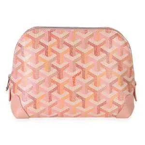 Goyard Goyardine Canvas Cosmetic Pouch - Pink