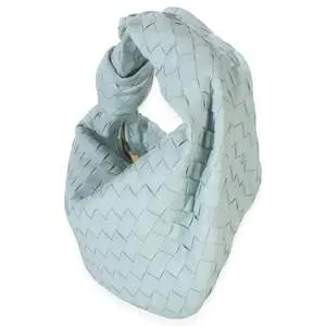 Bottega Veneta Teal Washed Nappa Intrecciato Teen Jodie Bag