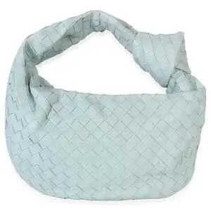 Bottega Veneta Teal Washed Nappa Intrecciato Teen Jodie Bag