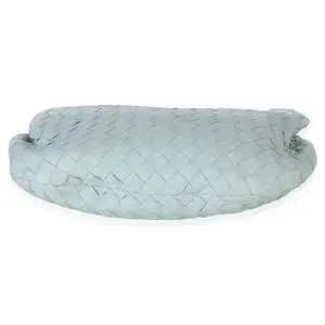 Bottega Veneta Teal Washed Nappa Intrecciato Teen Jodie Bag
