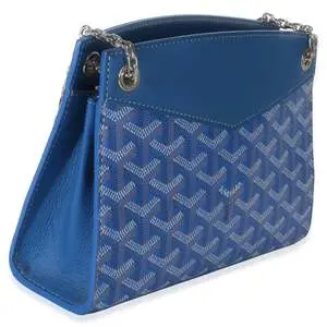 Goyard Paris Rouette Shoulder Bag In Canvas - Blue