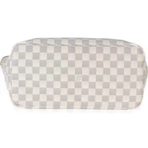 LOUIS VUITTON Damier Azur Canvas Neverfull Mm Tote Bag - Beige