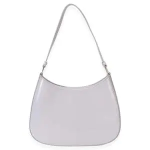 Prada Cleo Spazzolato Leather Hobo Bag - Gray