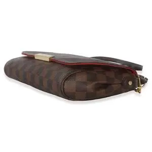 LOUIS VUITTON Damier Ebene Canvas Favorite Mm Shoulder Bag - Brown
