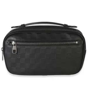 LOUIS VUITTON Damier Infini Ambler Belt Bag - Black