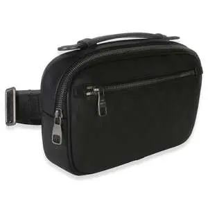 LOUIS VUITTON Damier Infini Ambler Belt Bag - Black