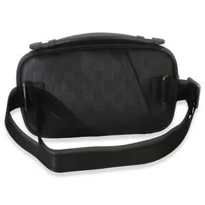 LOUIS VUITTON Damier Infini Ambler Belt Bag - Black