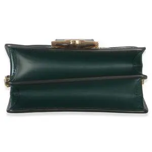 LOUIS VUITTON Green Quilted Denim Printed Monogram Dauphine Bag - Neutral
