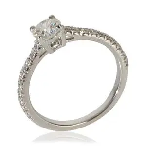 Tiffany & Co. 0.38 Ct Round Brilliant Diamond Novo Engagement Ring