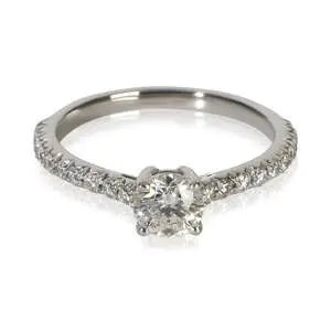 Tiffany & Co. 0.38 Ct Round Brilliant Diamond Novo Engagement Ring - Platinum
