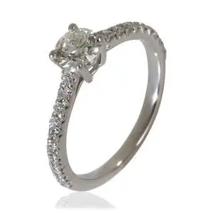 Tiffany & Co. 0.38 Ct Round Brilliant Diamond Novo Engagement Ring