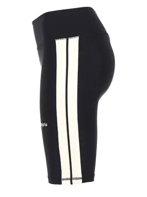 Palm Angels Biker Shorts With Logo