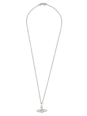 VIVIENNE WESTWOOD Mini Bas Relief Orb Pendant Necklace - Silver