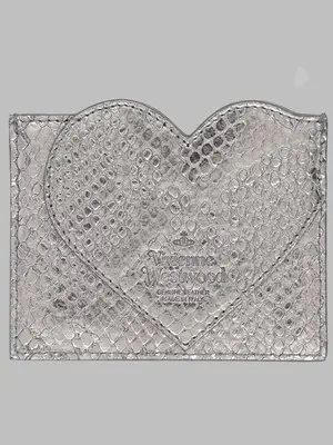 VIVIENNE WESTWOOD Portacarte "heart - Grey