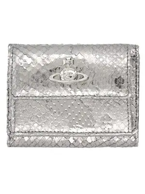 VIVIENNE WESTWOOD Orb Detail Wallet - Grey