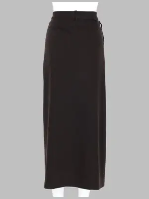 Paloma Wool Midi Skirt With Leather Detail