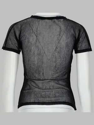 Paloma Wool Olimpia" Mesh Top - Black