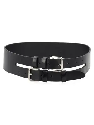 Paloma Wool Penelope Ii" Leather Belt - Black