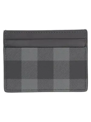 Burberry Check" Card Holder