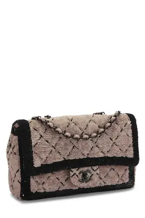 Chanel Sequin Half Flap Medium Bag