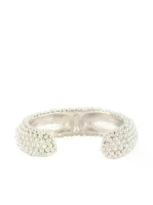 PAOLA SIGHINOLFI Beaded Cuff Bracelet - Silver