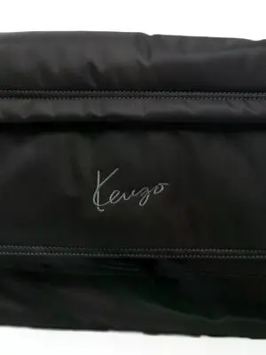 Kenzo Logo-embroidered Messenger Bag