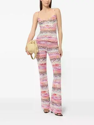 Missoni Zigzag Knit V-neck Top