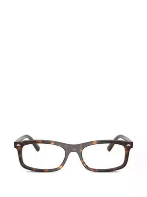Ray-ban Rectangle-frame Glasses - Brown
