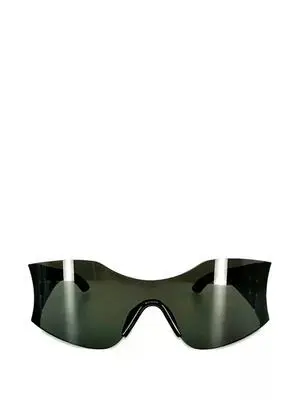 Balenciaga Hourglass Mask Sunglasses - Black