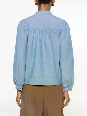 A.p.c. Gathered Babydoll Blouse