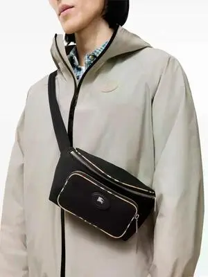 Burberry Check Trim Belt Bag - Black