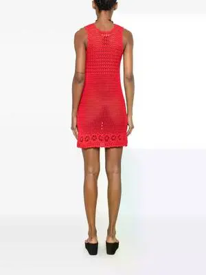 TERRY PUESTO Crochet-knit Mini Dress