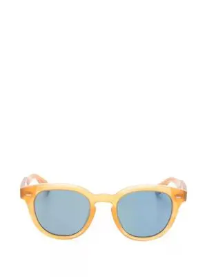 Oliver Spencer Round Frame Sunglasses - Brown