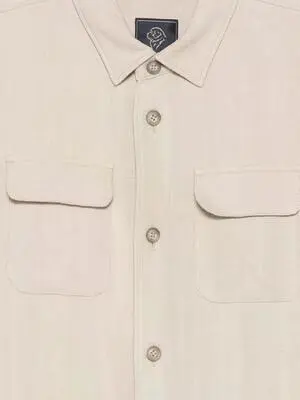 FAY Buttoned Pocket Overshirt