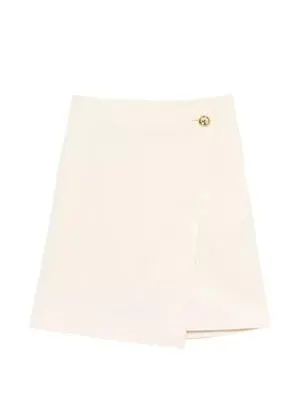 JOSEPH Button-detail Wrap Skirt