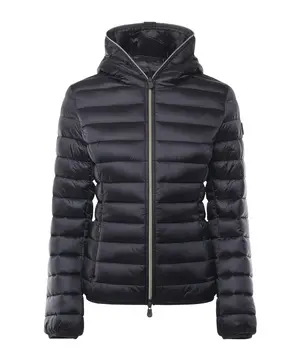 SAVE THE DUCK Alexis Hooded Puffer Jacket - Black