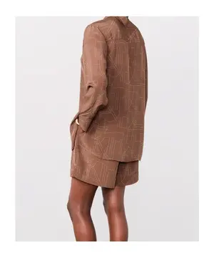 Officine Générale Mabelle Printed Long Sleeve Shirt