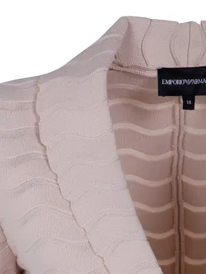 Emporio Armani Textured Wave Pattern Jacket