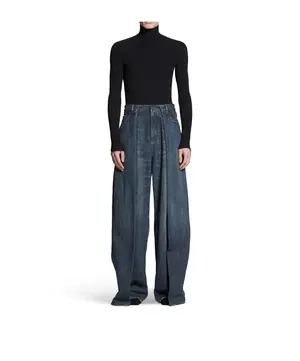 Balenciaga Wide Leg Jeans
