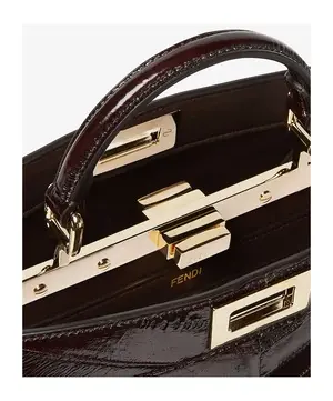 Fendi Peekaboo Iseeu Small Bag - Brown