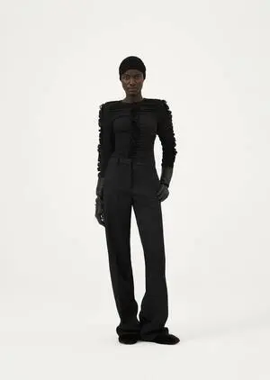 Magda Butrym Belt-loop Pleated Pants