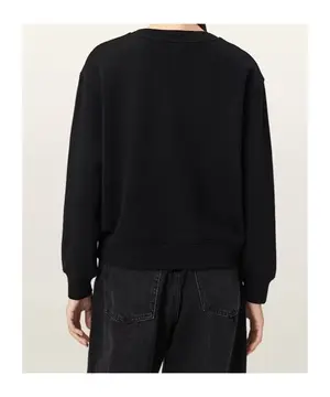 ALLSAINTS Andrea Embellished Heart Crewneck Sweatshirt