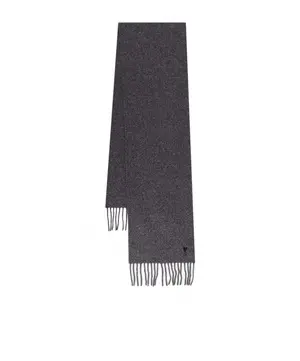 AMI Paris Knitted Scarf - Black