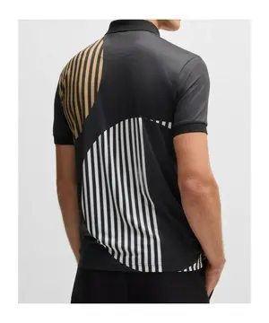 Hugo Boss Paddy Stripe Detailed Polo Shirt