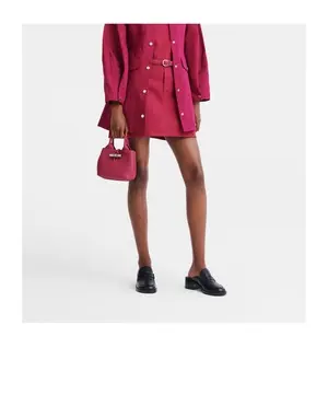 Longchamp Xs Le Roseau Tote Bag - Beetroot