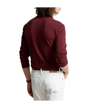 Polo Ralph Lauren Pony Embroidered Long-sleeved Polo Shirt