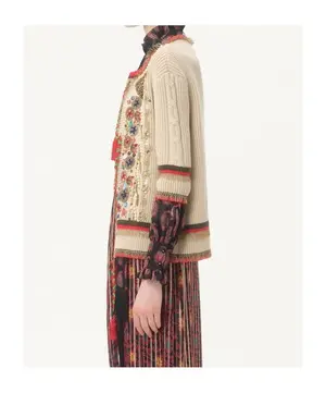 Valentino Garavani Embellished Wool Cardigan