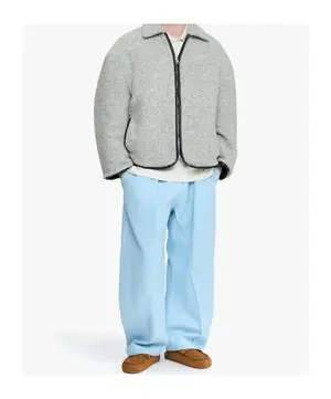 J.W.ANDERSON Zip-front Fleece Jacket With Embossed Logo