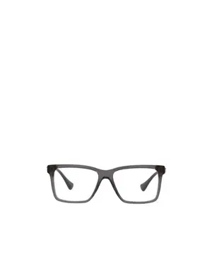 Versace Rectangular Frame Eyeglasses - Gray